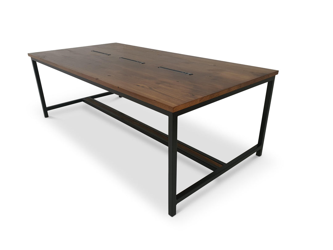 Workstation table with power module – Innate Furniture