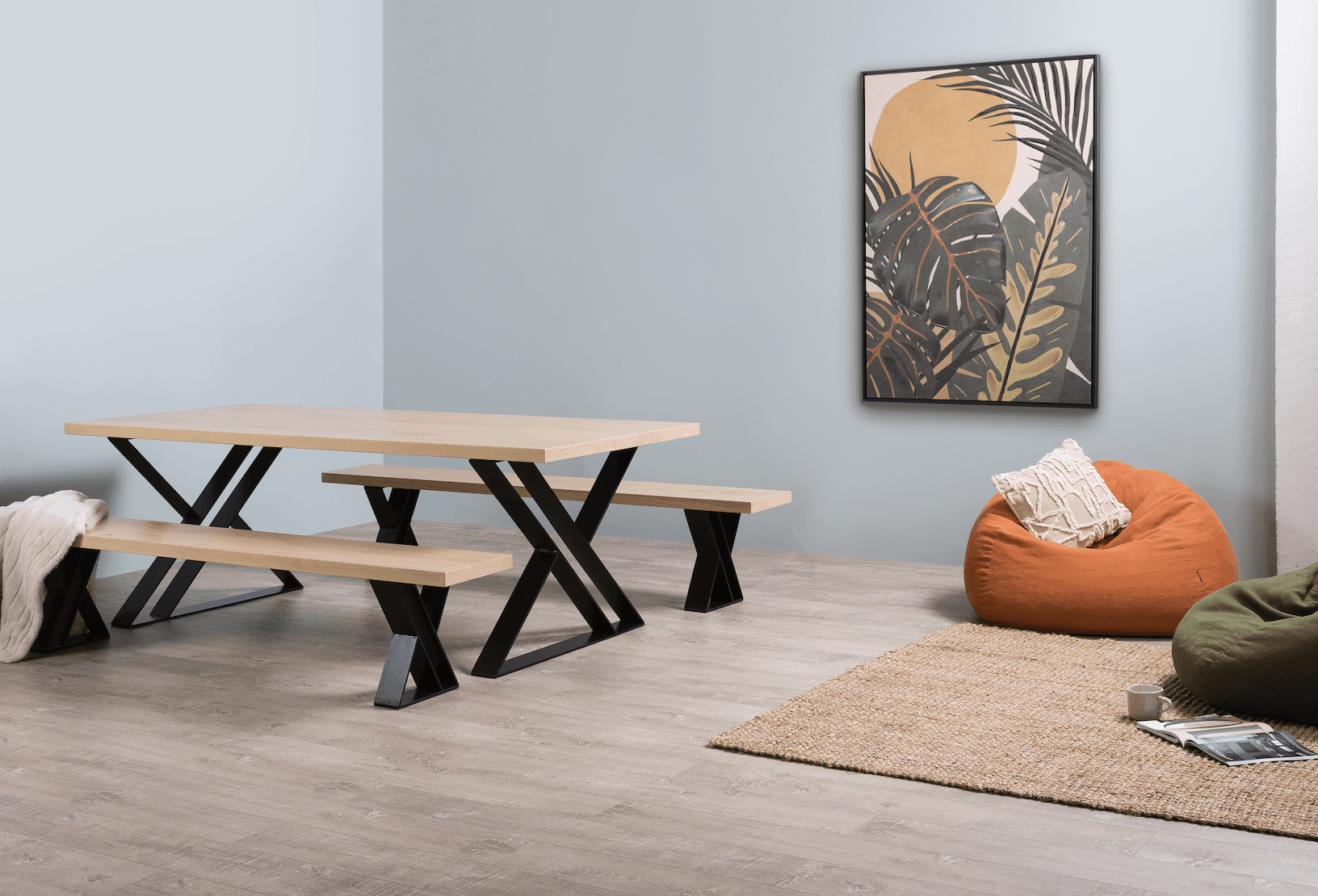 Z-Frame Dining Table – Innate Furniture